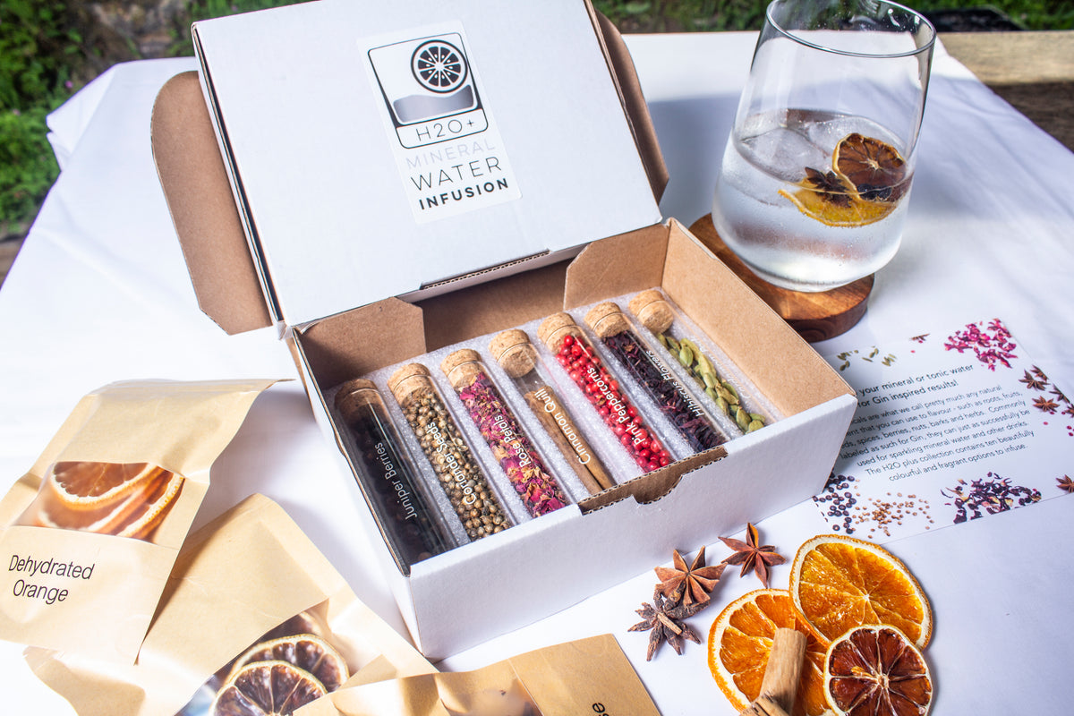 H2O Mineral Water botanicals infusion box – Little Glass Jars Australia